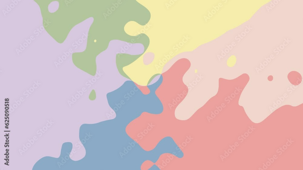 Pastel moving background, animation motion graphics. Seamless gradient ...