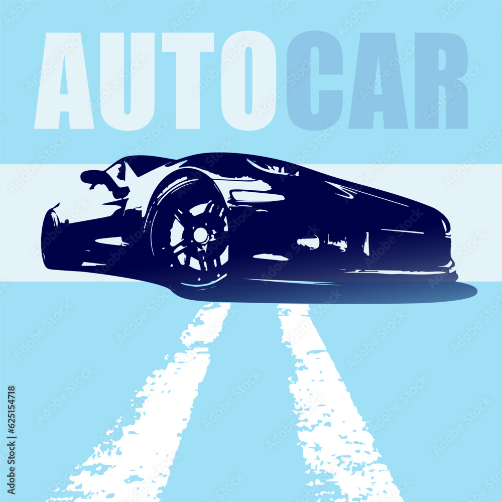 Car Logo Abstract Lines Vector. Vector illustration Stock Vector ...