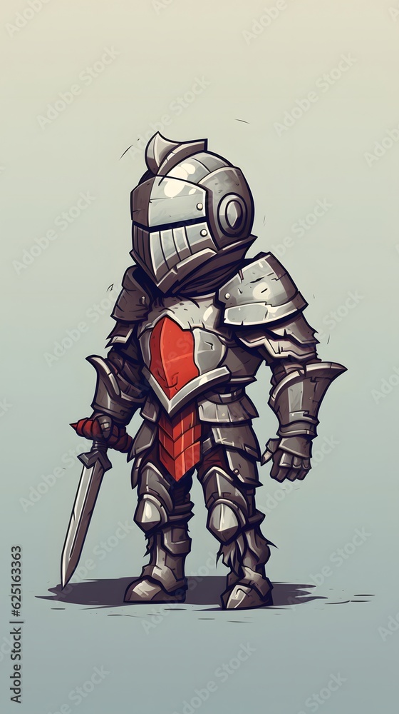Pixel art knight character for RPG game, character in retro style for 8 ...