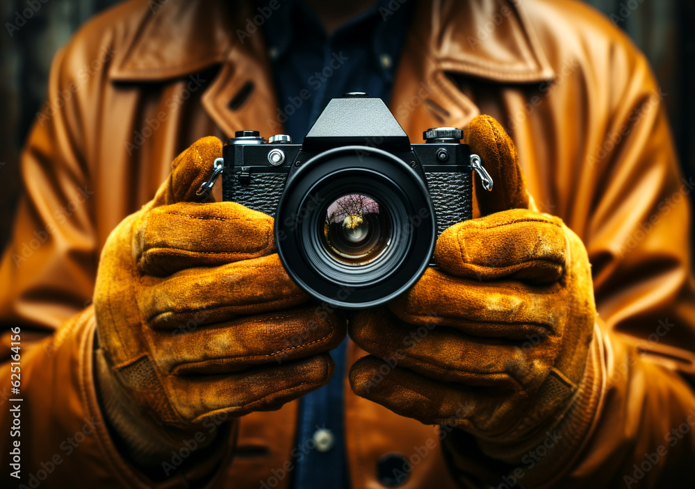 Camera with blur background, photography concept image, The World ...