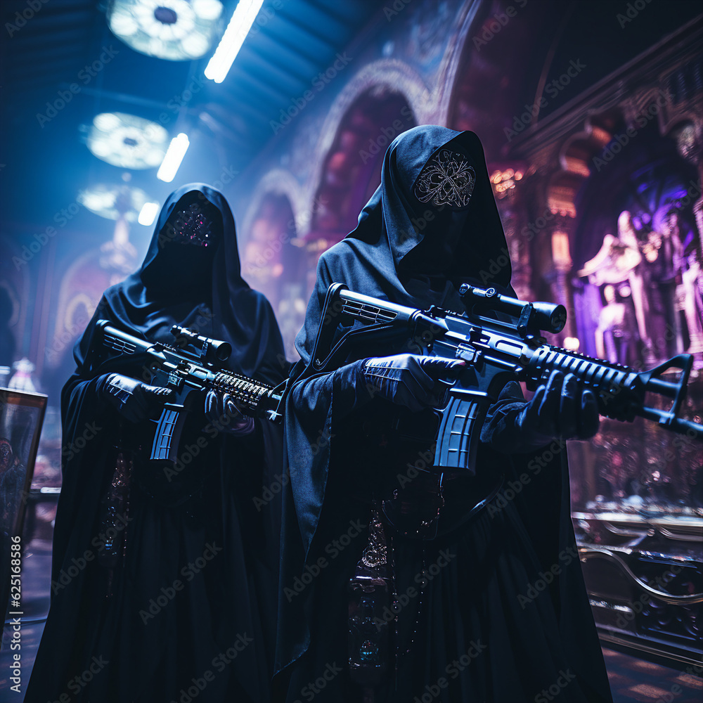 Nuns with Guns Stock Photo | Adobe Stock