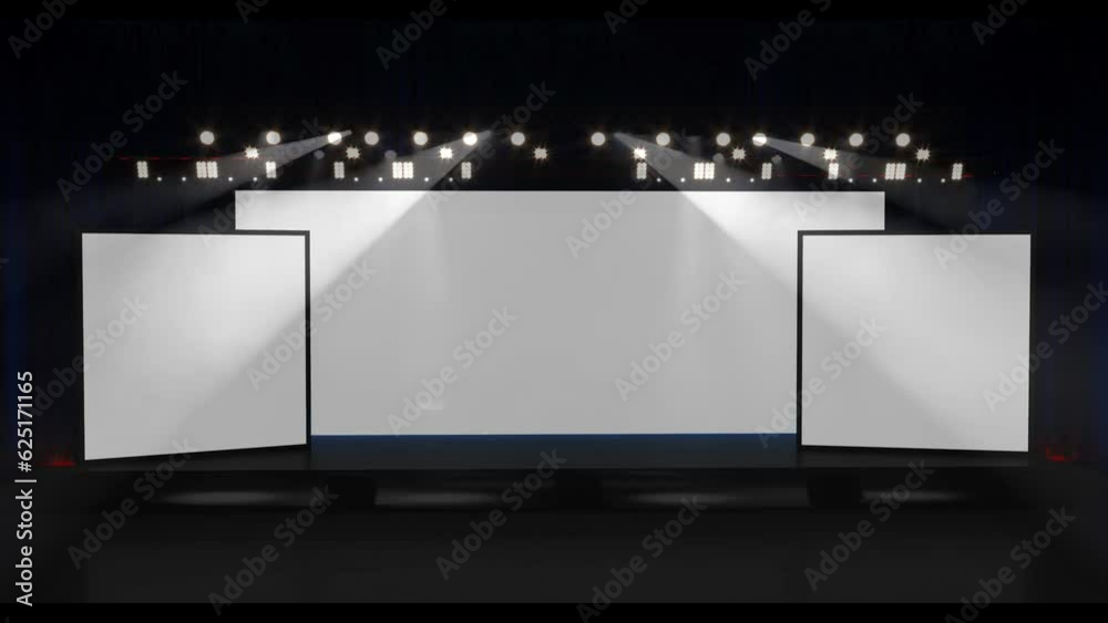 Motion Empty stage Design for mockup and Corporate identity, Display ...