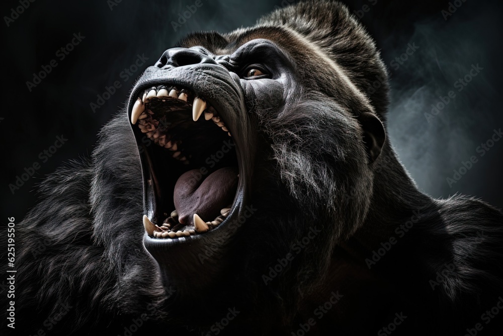 Gorilla Roaring