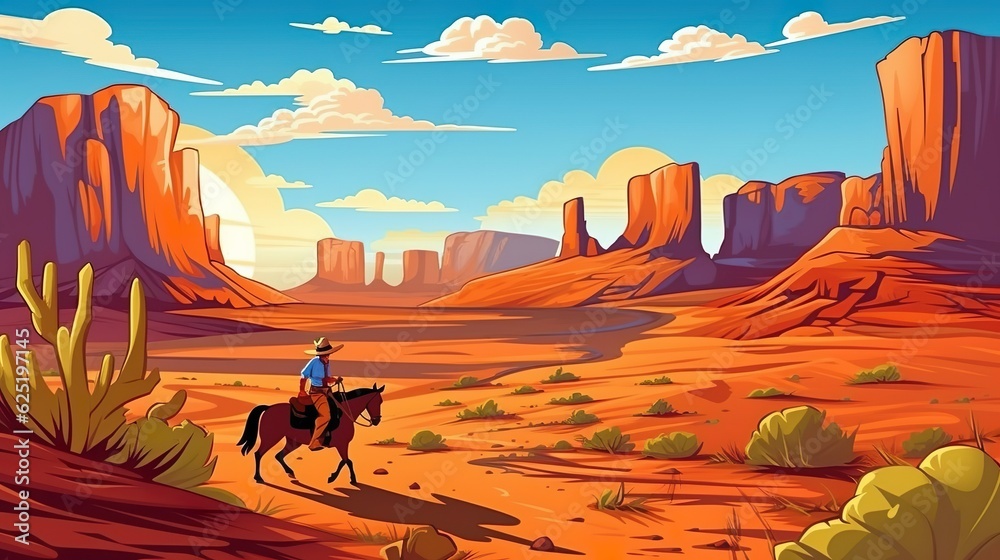 Abstract background American wild west. Designing of a captivating ...