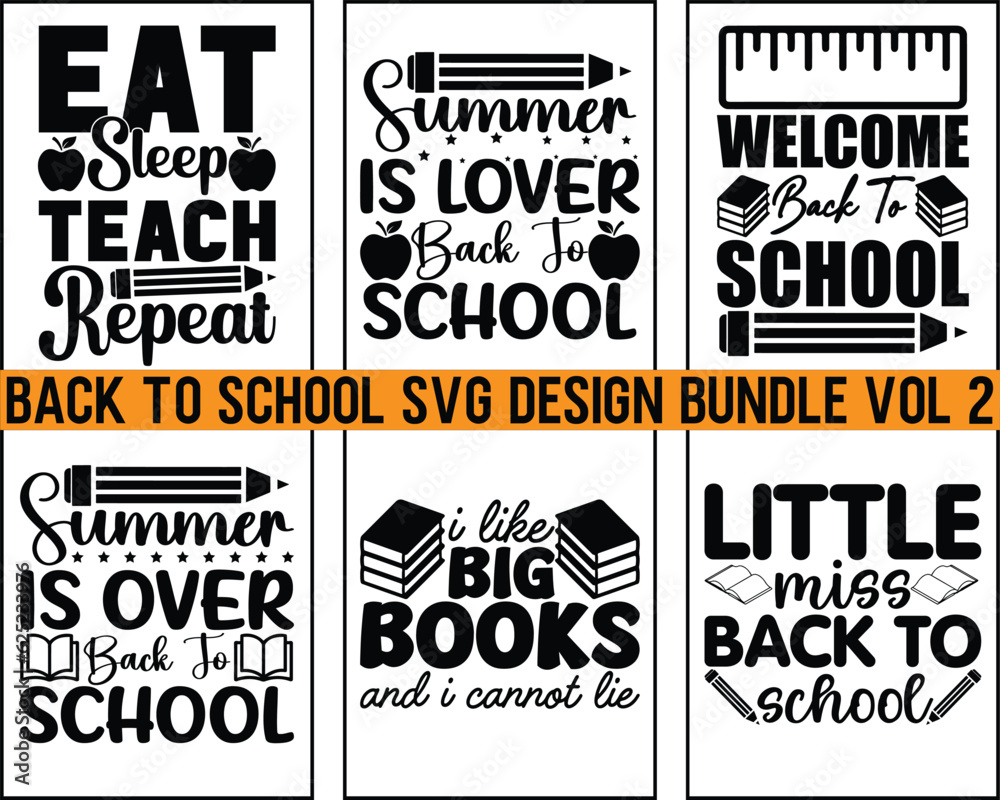 Back to school svg bundle Vol 2,Teacher Svg Bundle,Back to School svg ...