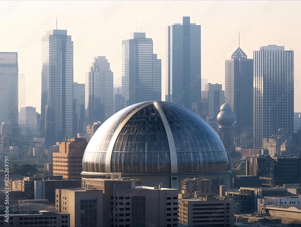 The camera opens to reveal a breathtaking view of a shimmering ...