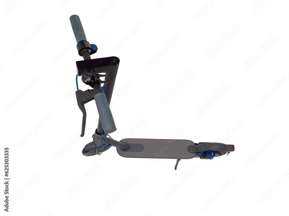 Electric scooter isolated on white background. Modern transport symbol ...