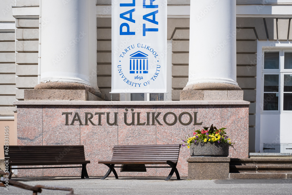 Tartu, Estonia - June 11, 2023: Tartu University (Estonian: Tartu ...