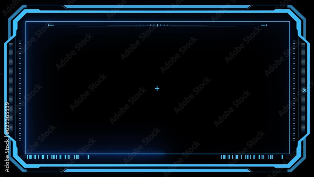 Hud Frame Digital Technology Sci-fi Frame Interface. HUD concept design ...