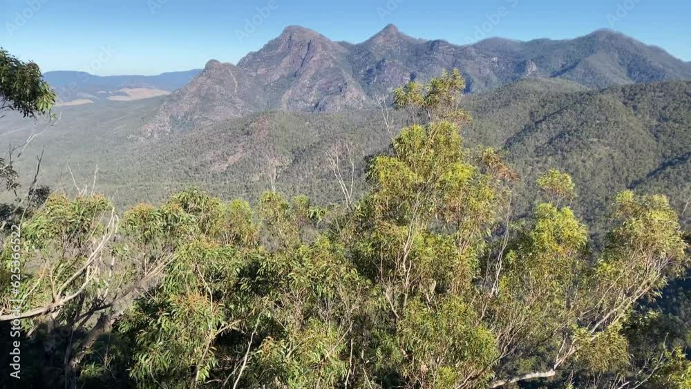 panorama of mount barney as seen from the top of mount may; famous ...