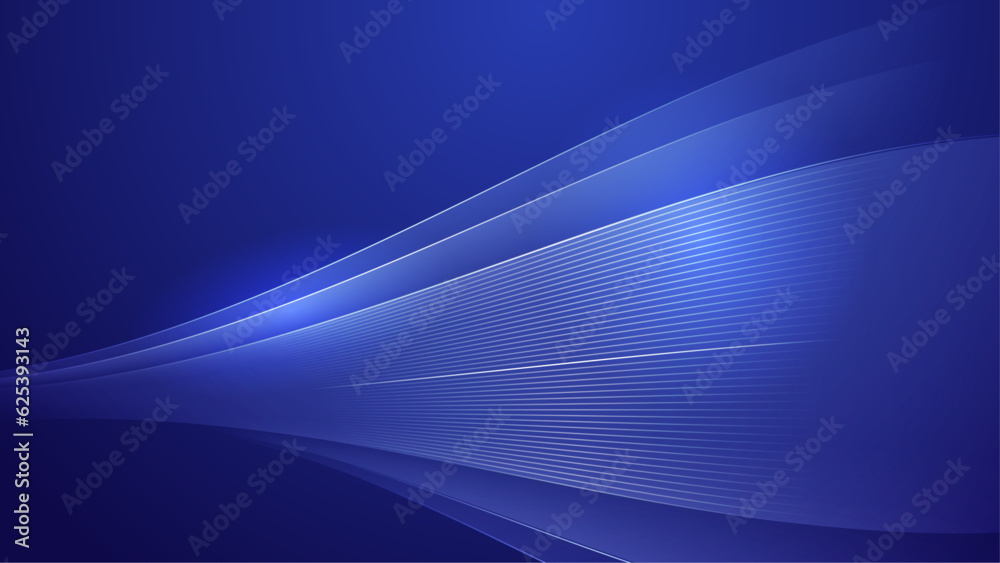 Abstract blue digital dynamic water drop wave on dark background ...