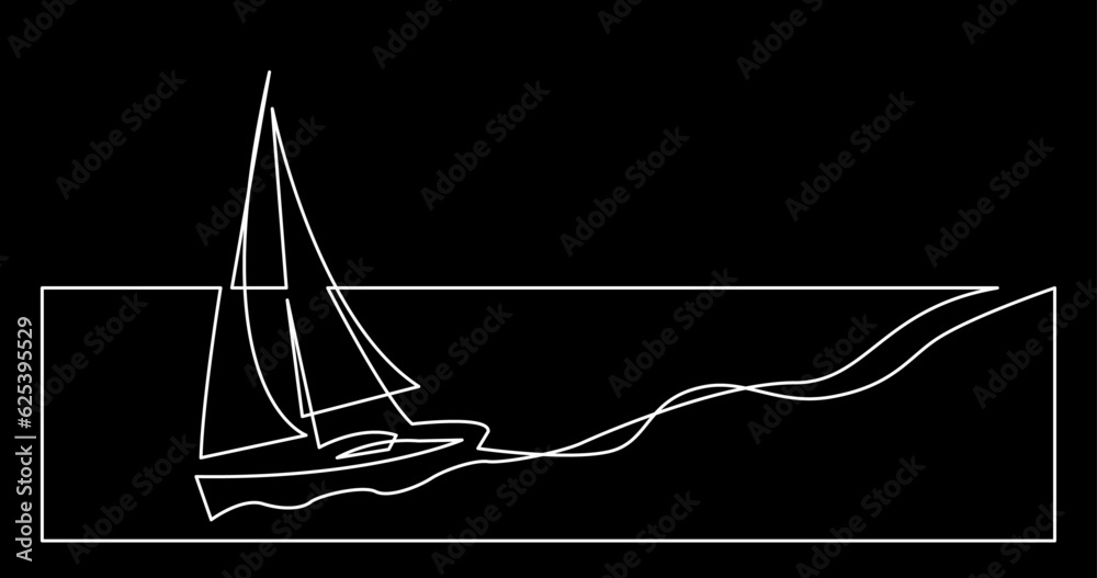 Grafika wektorowa Stock: continuous line drawing vector illustration ...