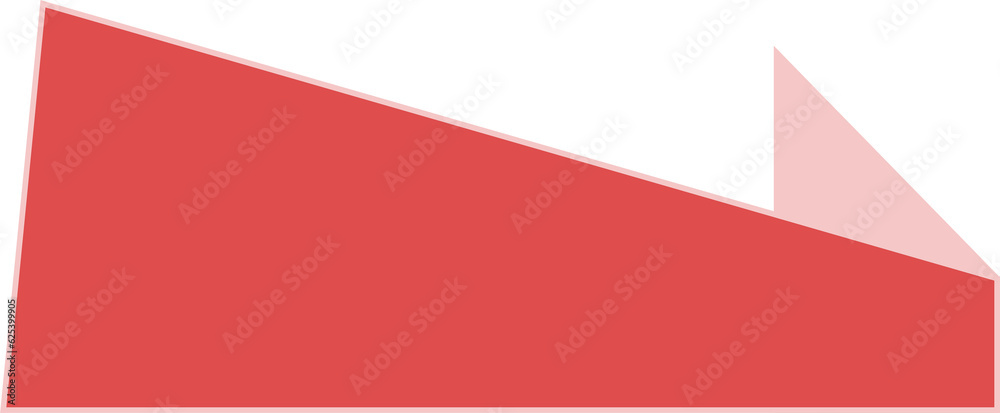 Digital png illustration of red shapes on transparent background Stock ...