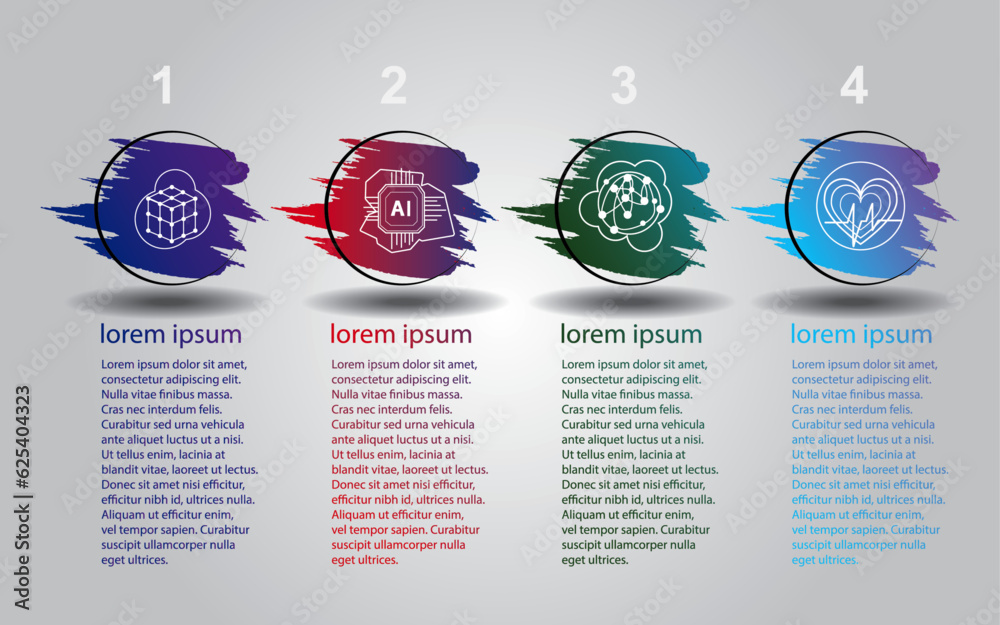 scientific master template, graphic templates, infographic design ...