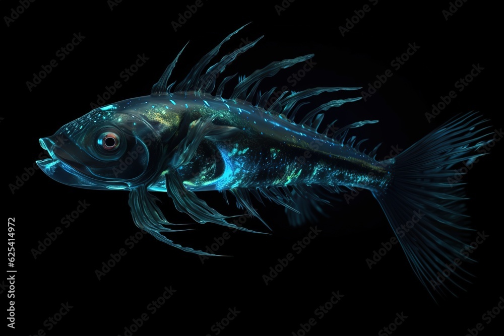 Deep-sea fish are fish that live in the darkness below the sunlit ...