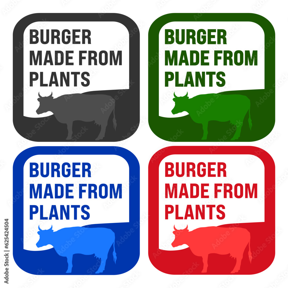 Burger made from plants. Lab-grown meat. Cruelty-free, safe, healthy ...