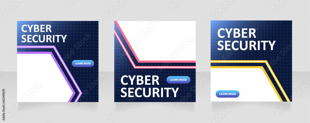 Vektorová grafika „Technology of cyber security web banner design ...