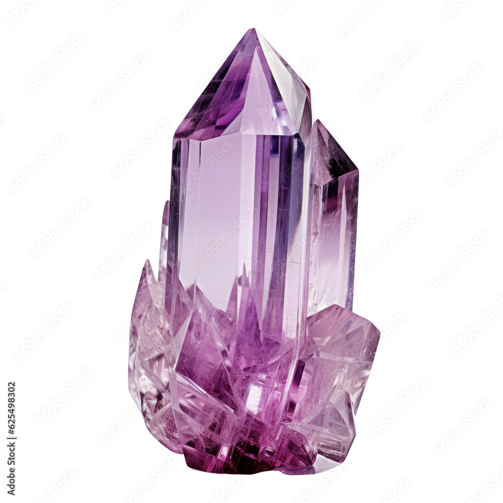amethyst isolated on transparent background cutout Stock Photo | Adobe ...