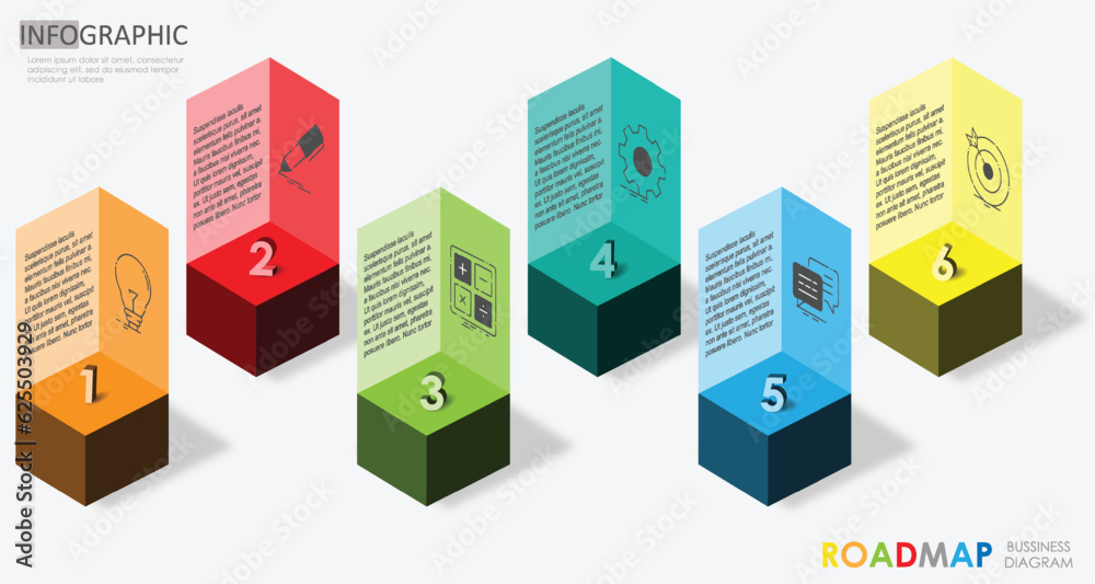 infographic template business marketing project schedule 6 step ...