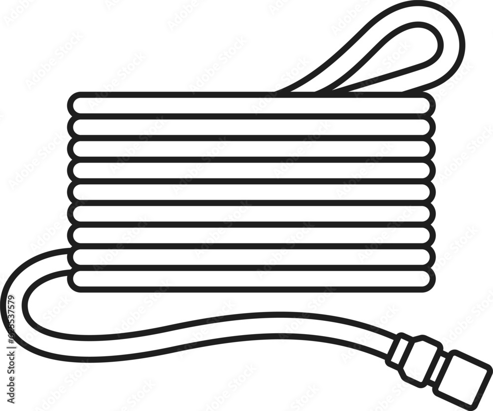 Garden hose with connector for pipes, faucets, rainwater tanks ...