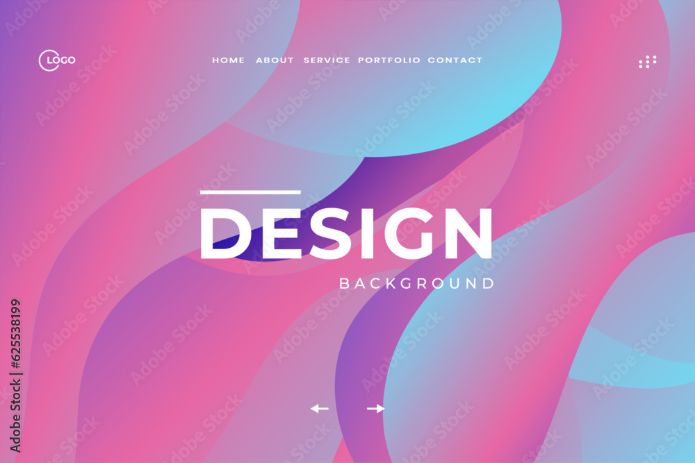 Abstract background waves are used for UI, UX design, specifically in ...