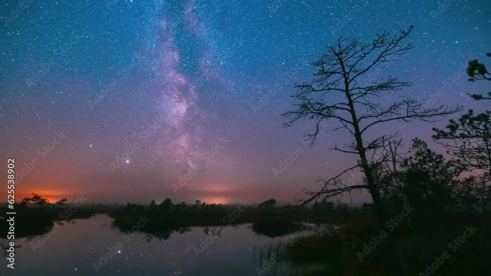 4K Miory District, Vitebsk Region, Belarus. Yelnya Swamp Nature Reserve ...