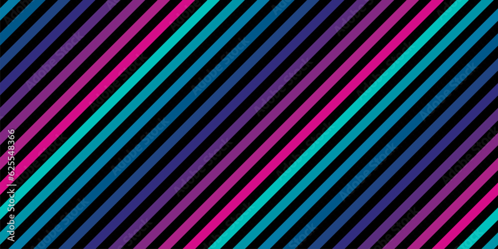 Diagonal stripes seamless pattern. Retro 1980s - 1990s fashion style ...