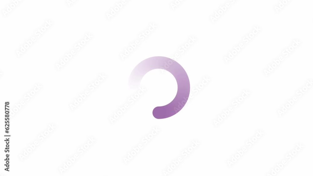 Vidéo Stock Purple spinner 2D loading animation. Internet buffering ... Vidéo Stock Purple spinner 2D loading animation. Internet buffering ...