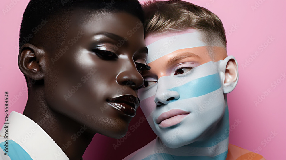 Redefining masculinity: mens make-up is the new norm, man paints lips ...