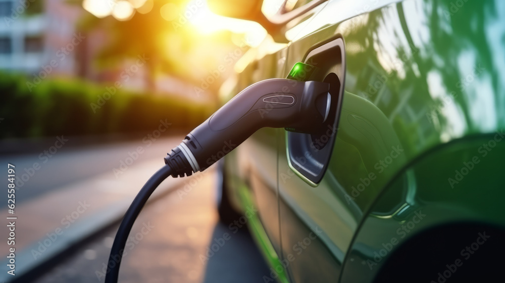 Power supply for electric car charging. Electric car charging station ...