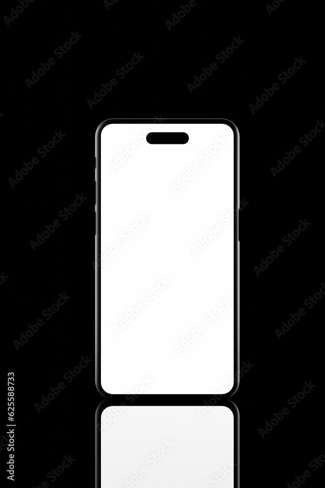 High quality 3D vector mobile phone model. Ultra realistic smart phone ...