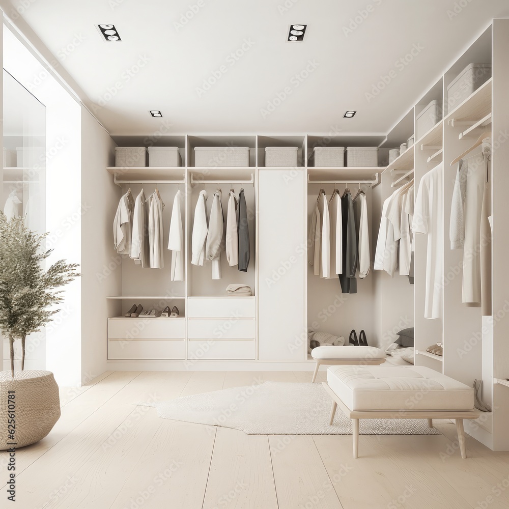 Modern design Dressing Room With Walk In Closet home interior design ...