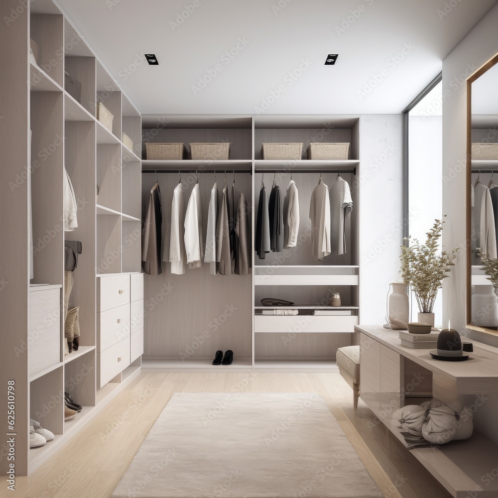 Modern design Dressing Room With Walk In Closet home interior design ...