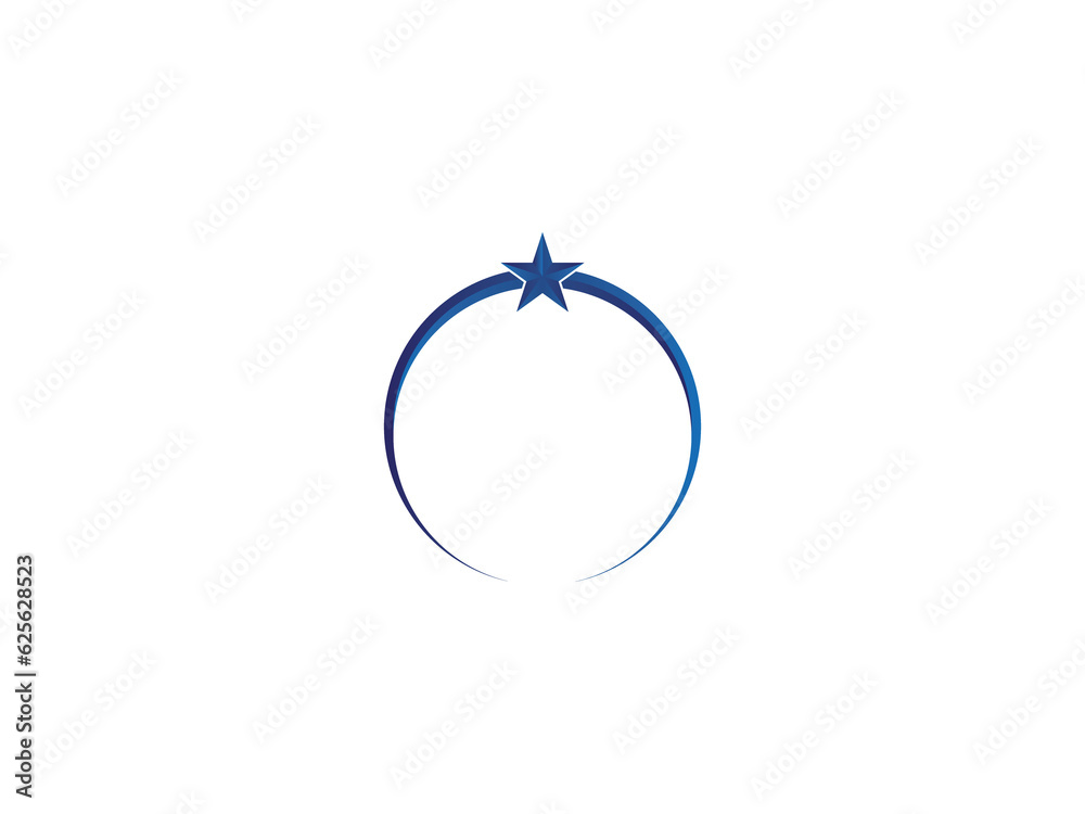 Star Circle Logo Image Vector Png For Your Business Stock Illustration ...