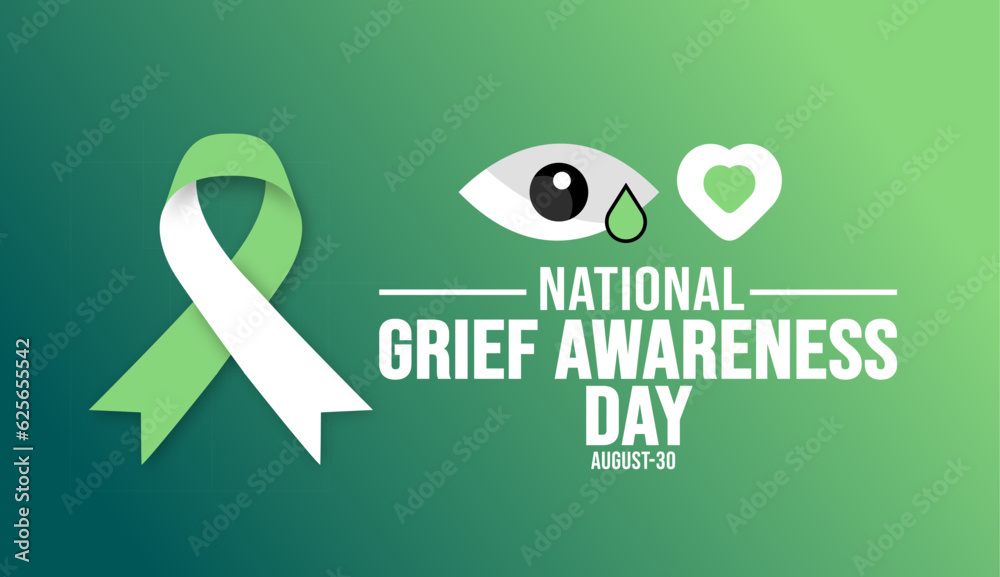 National Grief Awareness Day background template. Holiday concept ...