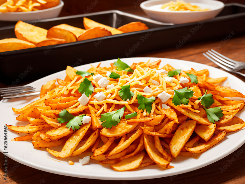 alimento, papas, frita, chapa, comida, astilla, franceses, freír, cena ...