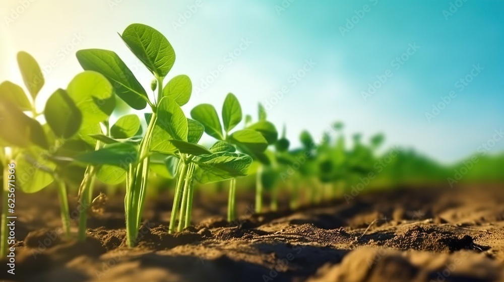 Soybean growth is gradual. Phases of development of leguminous plants ...