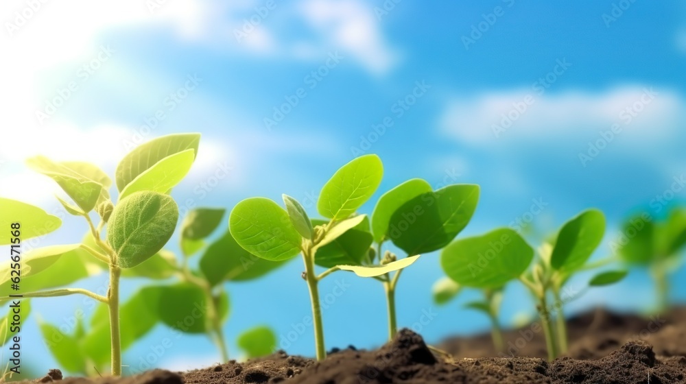 Soybean growth is gradual. Phases of development of leguminous plants ...