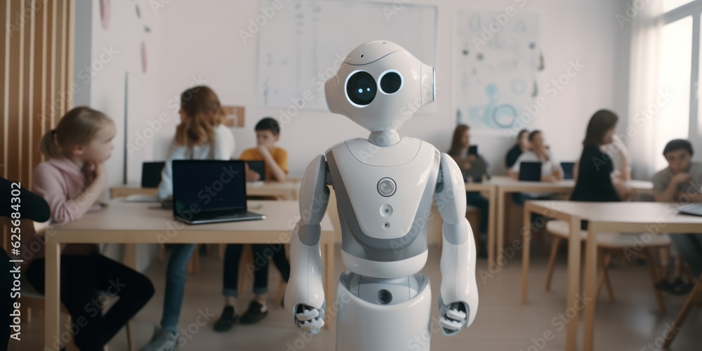 Robot Teaches Mathematics in Old London-Style University Classroom with ...