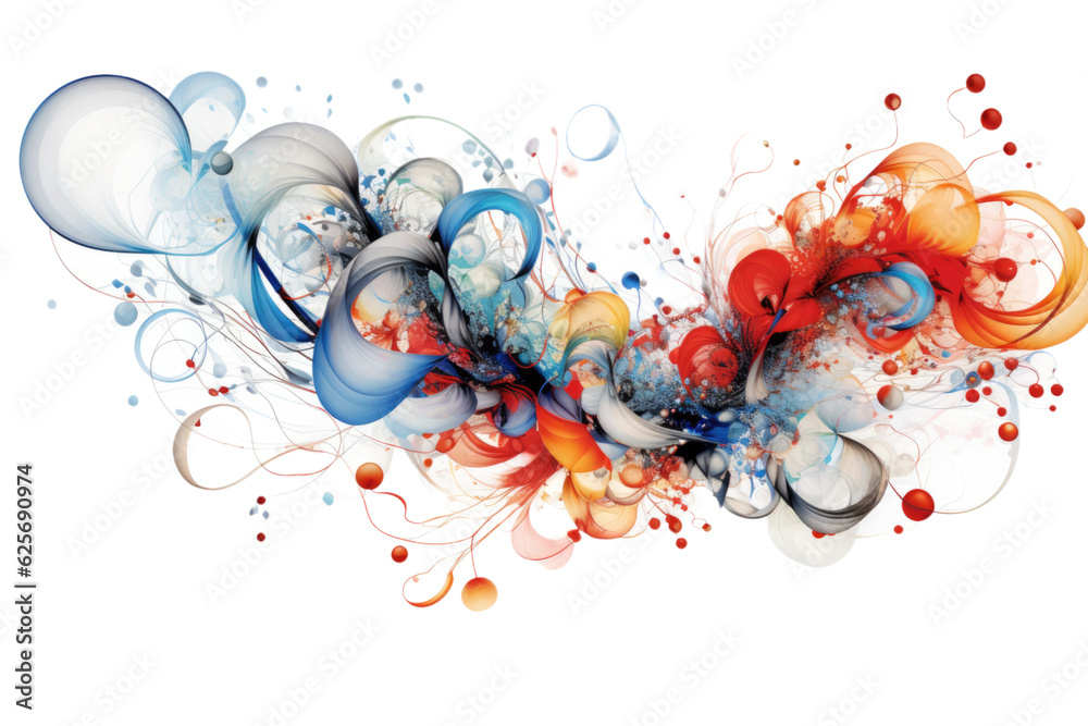 abstract futuristic shape isolated on a transparent background ...