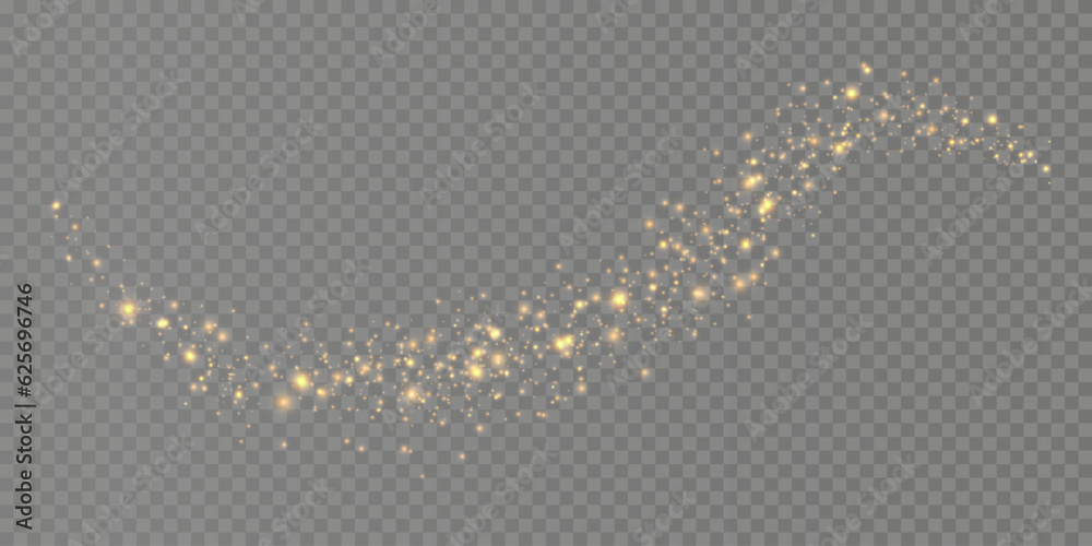 golden dust light png. Bokeh light lights effect background. Christmas glowing dust background ...