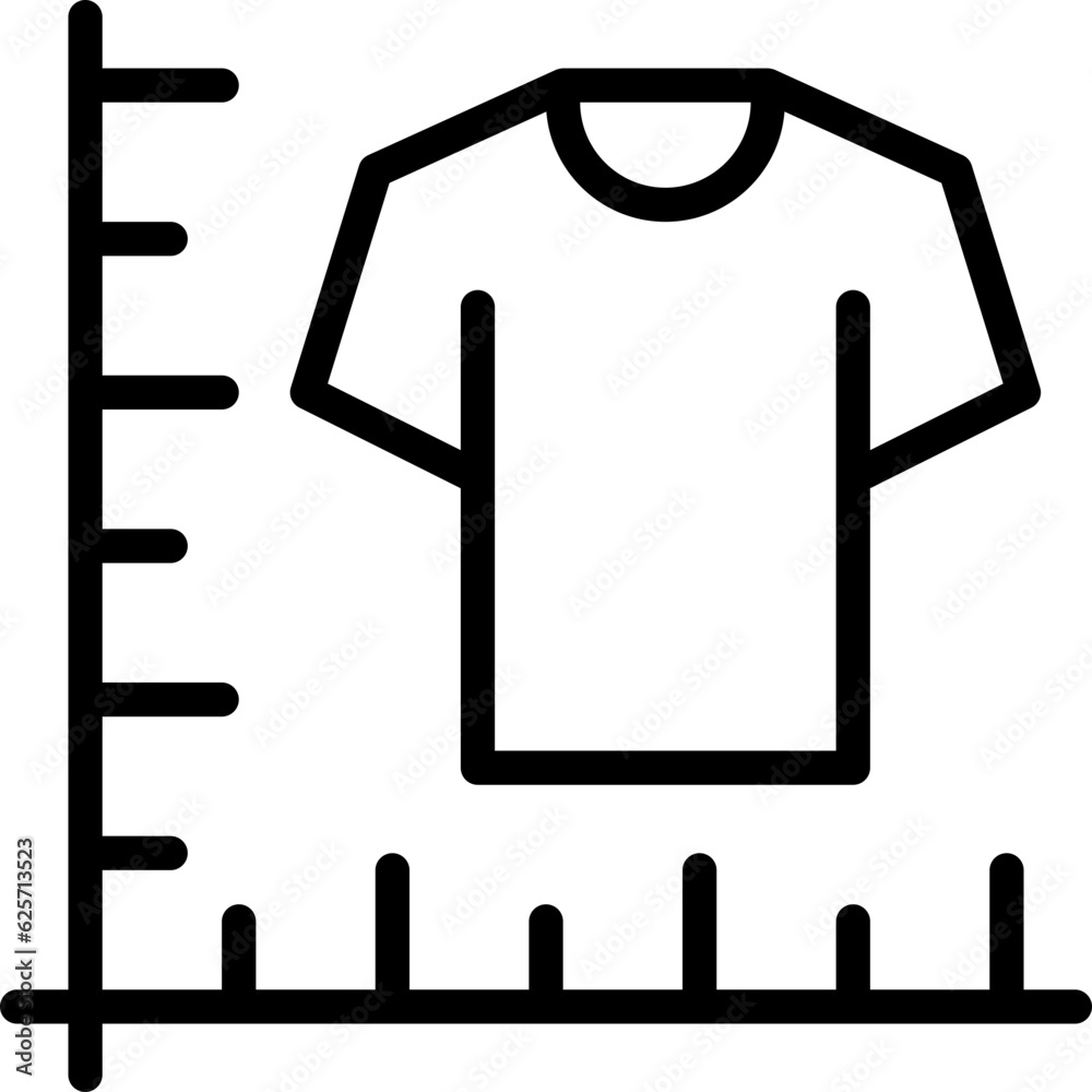 size guide icon Stock Vector | Adobe Stock