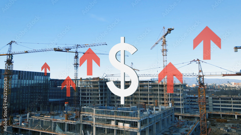 Economy inflation, price cost increase, building construction cost ...