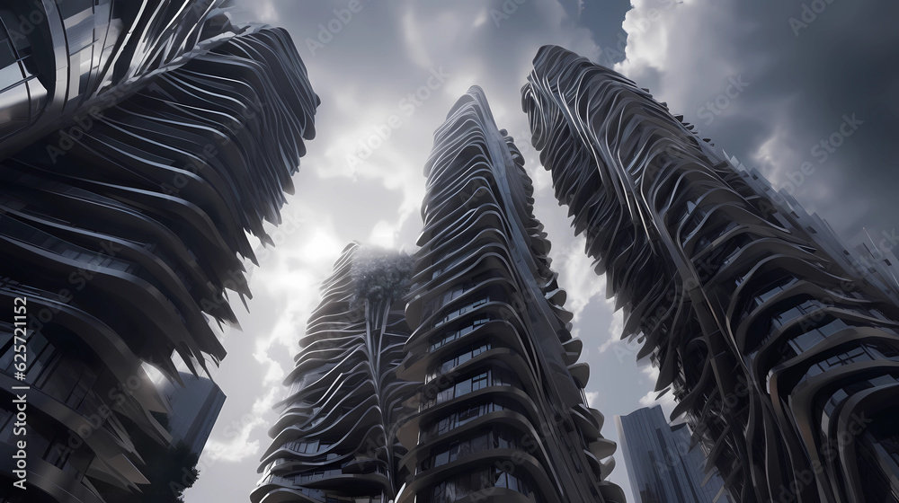 Welcome to the bustling heart of a futuristic tech hub. The cityscape ...