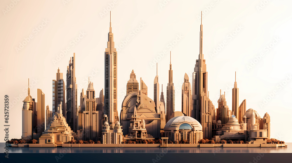 Discover a city adorned with iconic landmarks of modern architecture ...