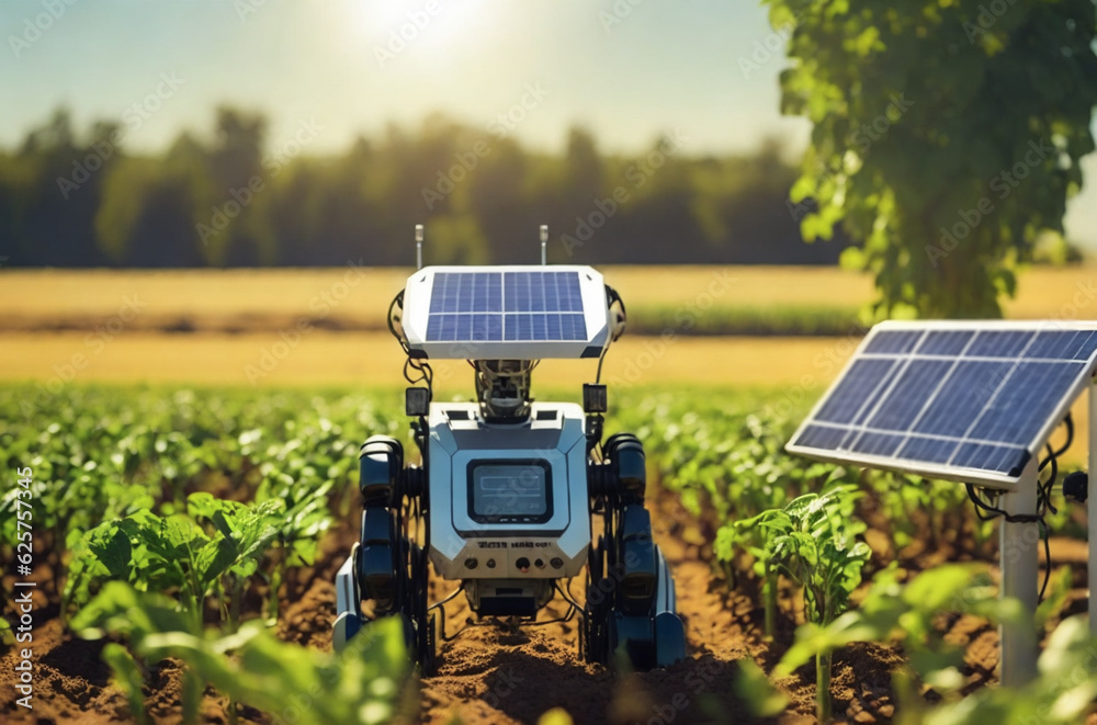 Agricultural robotics and plants: Photograph robots or drones that are ...