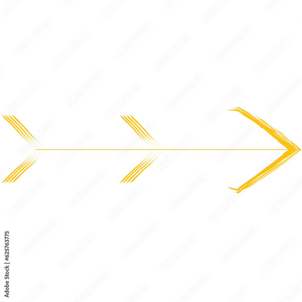 Digital png illustration of yellow arrow on transparent background ...