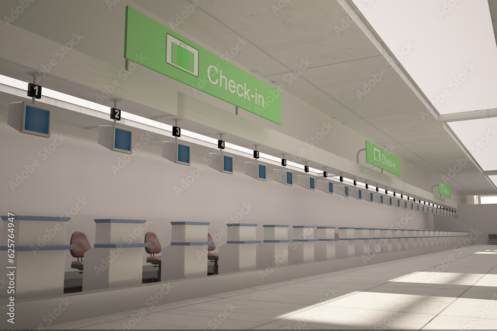 Digital png illustration of airport and check in on transparent ...