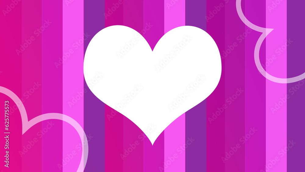 Simple empty animating heart icon popping animation Stock Illustration ...