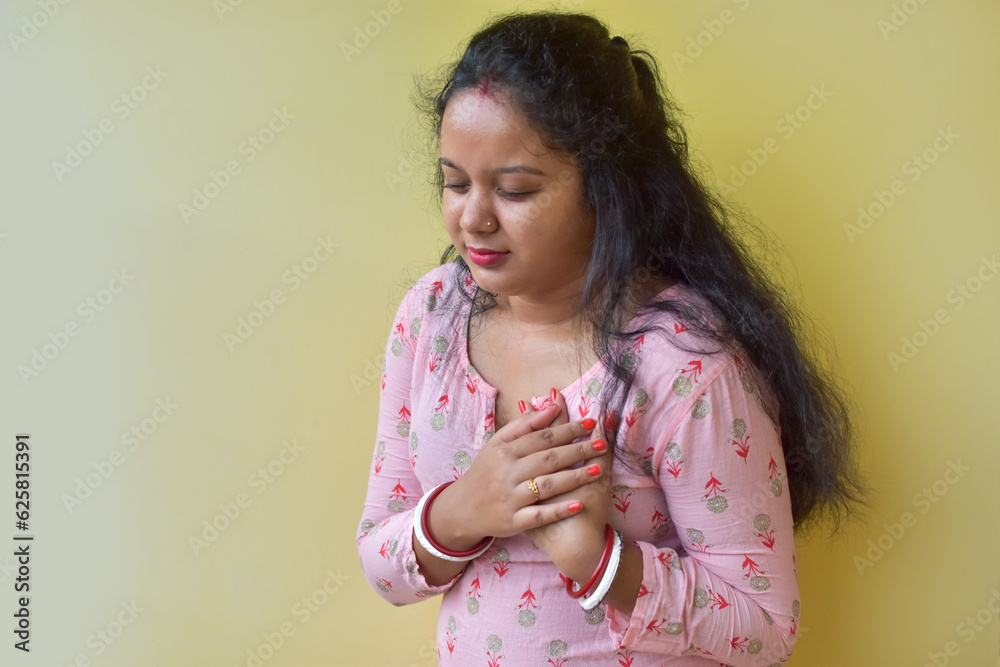 Women with pain at the heart. Young women with heart disease. Women ...